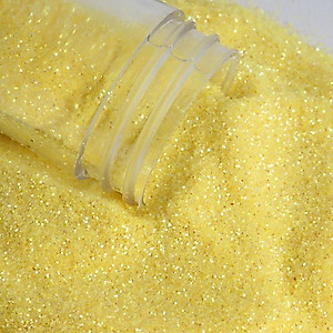 Weddings Parties and Gift Yellow Sparkly Glitter Crafts DIY Party Wedding Decorations Projects Sale vngift11411