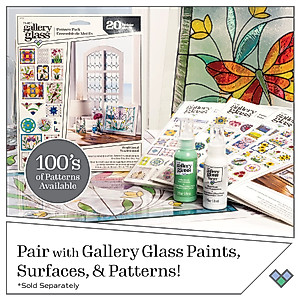 Gallery Glass, 4 Piece Tool Set Perfect for Stained Glass DIY Arts and Crafts, 19739, Multi-Color