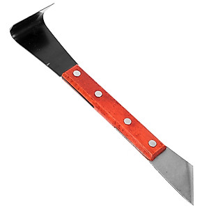Bark Peeler Tool Felled Draw Shave Knife Bark Removal Tool Straight Drawing Knife Woodworking Tool Log Debarker Tool Bark Peeler Bark Stripping Tool Debarking Tool Gardening Scarping Tool