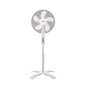 Optimus F-1760 16" Electric Fan, White