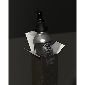 BLACK BULL MEN CARE: Beard Oil, Beard Growth Oil, 100% Natural, made with Essential Oils, Jojoba, Avocado and Menthol, Pack of 2, Beard Products, 40ml