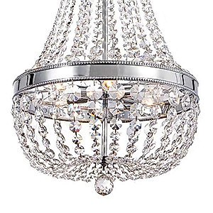 Home Decorators Collection Chrome Crystal Chandelier 6 Light