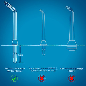 Replacement Heads for Waterpik, Replacement Picks for Water Pik Water Flosser (6 Orthodontic Tips)