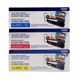 Brother TN-310 Standard Yield Toner Cartridge Set Colors Only (CMY)