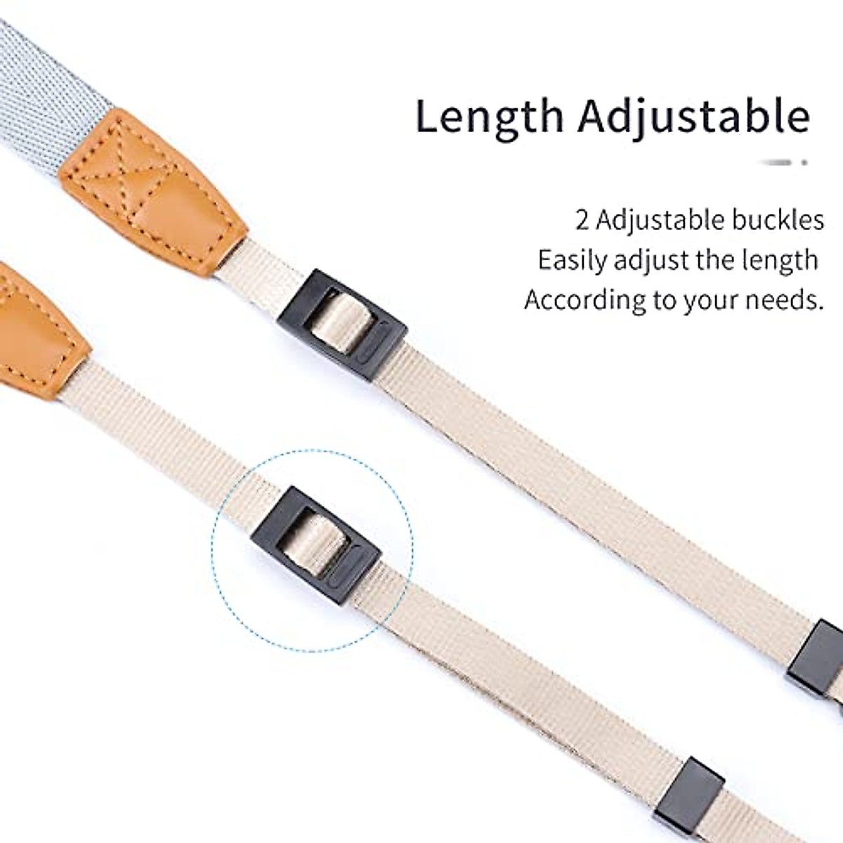 SEASKY Neck Lanyard Strap for DJI Mini 3 Pro/Mavic 3 Classic Cine DJI RC/DJI RC Pro Smart controller Accessories Mavic 2 pro Air 2S Drone Neck Shoulder Tape Tapes band (Light Grey Single Layer)