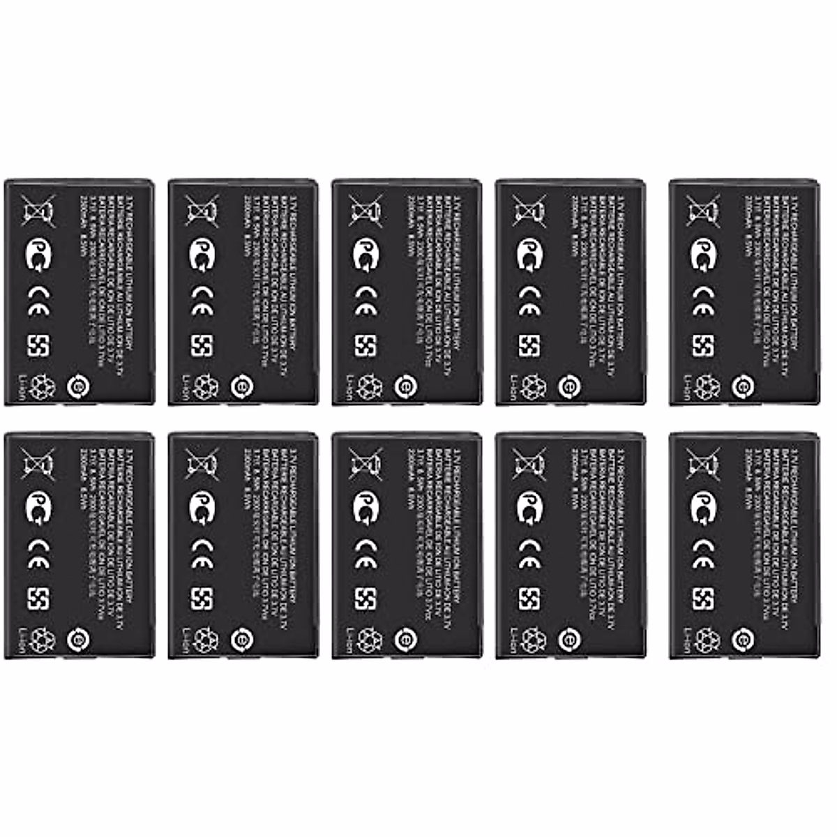 DDONG PLUS 10PCS PMNN4468 Battery PMNN4468A Battery PMNN4468B Battery Replacement [Upgraded] for Motorola EVX-S24 SL1K SL2K SL7500 SL7550 SL7580 SL7590 SL7550e SL7580e Walkie Talkie Battery