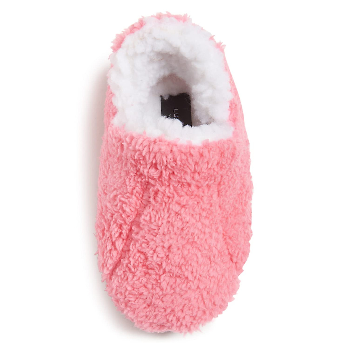 Lucky Brand Toddler Girls Sherpa Bedroom Slippers, Non Slip A-line House Shoes, Little Kids Indoor Slipper, Pink, Size 7-8