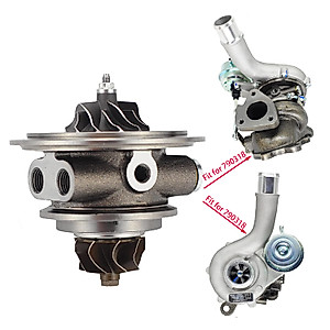 790318-0006 Turbo Cartridge CHRA Fits for 790318 790318-5006 GT1549SL 2010-2015 Ford Flex Explorer Sport Taurus SHO Lincoln MKS MKT 3.5L 272Kw Ecoboost V6 Engine Twin-turbine The right side