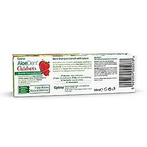 AloeDent Children's Strawberry Toothpaste - 50ml