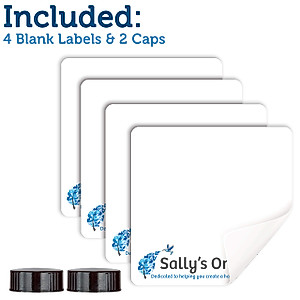 Empty Blue Glass Spray Bottles (2 Pack) - BPA Free - Large 16 oz Refillable Bottle for Plants, Pets, Essential Oils, Cleaning Products - Black Trigger Sprayer w/Mist and Stream Settings