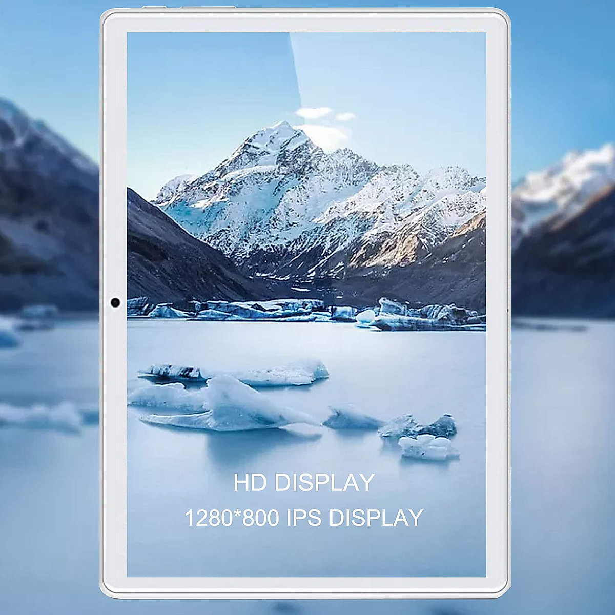 IBBWB Tablet 10 inch Android 9.0,3G Phone Call,2GB RAM, 32GB Storage, 6000mAh Battery, Dual Sim Card Slots and 5MP Rear Camera, WiFi,Bluetooth, GPS, FM, Metallic