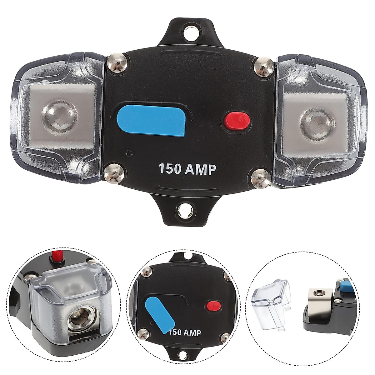 ERINGOGO 3pcs 150A Circuit Breaker rv Circuit Breaker Marine amp Circuit Breaker Automotive Circuit Breaker Marine amplifiers Manual Reset Circuit Breaker Bakelite Yacht Boat Automatic