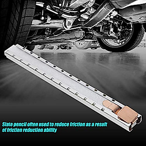 Oumefar Flat Soapstone Holder Set with 4Pcs Flat Slate Pencil Waterproof Slate Pen,Soapstone Pens for Welding and Welders, Marking Tool for Making on Steel, Aluminum, Cast Iron