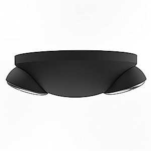 HUBBELL CU2B CU2 Series Commercial Battery Backup, LED Emergency Lighting Fixture with Twin Adjustable Heads, 90-Minute Runtime, UL924 Listed for Damp Locations, 120-277V, Black