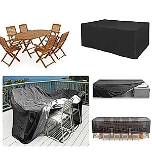 MKWEY Patio Bench Cover 67x45x28in, Patio Furniture Covers Outdoor Waterproof Dust-Proof Furniture Cover for Table Chair Sofa, Garden Furniture Covers Heavy Duty