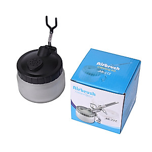 Multifunctional Airbrush Cleaning Pot Wash Station with Holder