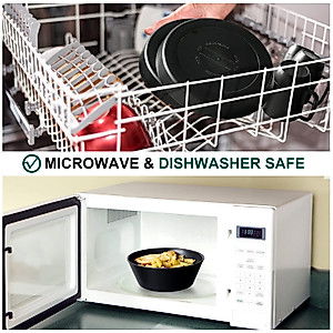 Shopwithgreen Wheat Straw Dinnerware Sets, 12 PCS Microwave Unbreakable Plates and Bowls Sets, Reusable Lightweight Tableware Dinner Dishes, Bowls, Cups, Dishes for Camping, Kitchen, RV