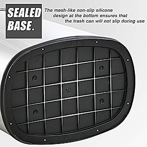 Vnewone Kitchen Trash Can Garbage 13 Gallon Waste Bin Kitchen Accessories for Home Office Bedroom Stainless Steel Automatic Touch Free High-Capacity, 50 Liter