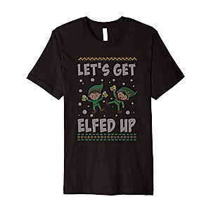 Elf Funny Ugly Christmas Premium T-Shirt