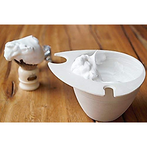 Modular Shaving Bowl by SHAVEBOWL (Made in USA) - White