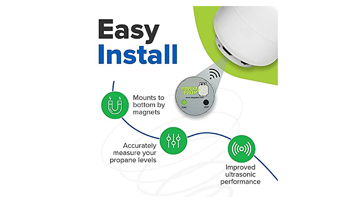 Mopeka Pro Check Wireless Propane Sensor - App-Enabled Tank Gauge