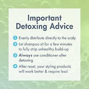 MopTop Detox Shampoo – Scalp Clarifying Shampoo for Build Up, Hard Water, Dirt & Oil, Sulfate & Paraben Free Hair Care for All Hair Types – Thin, Straight, Wavy, Curly & Coily (Citrus Medley, 2oz)