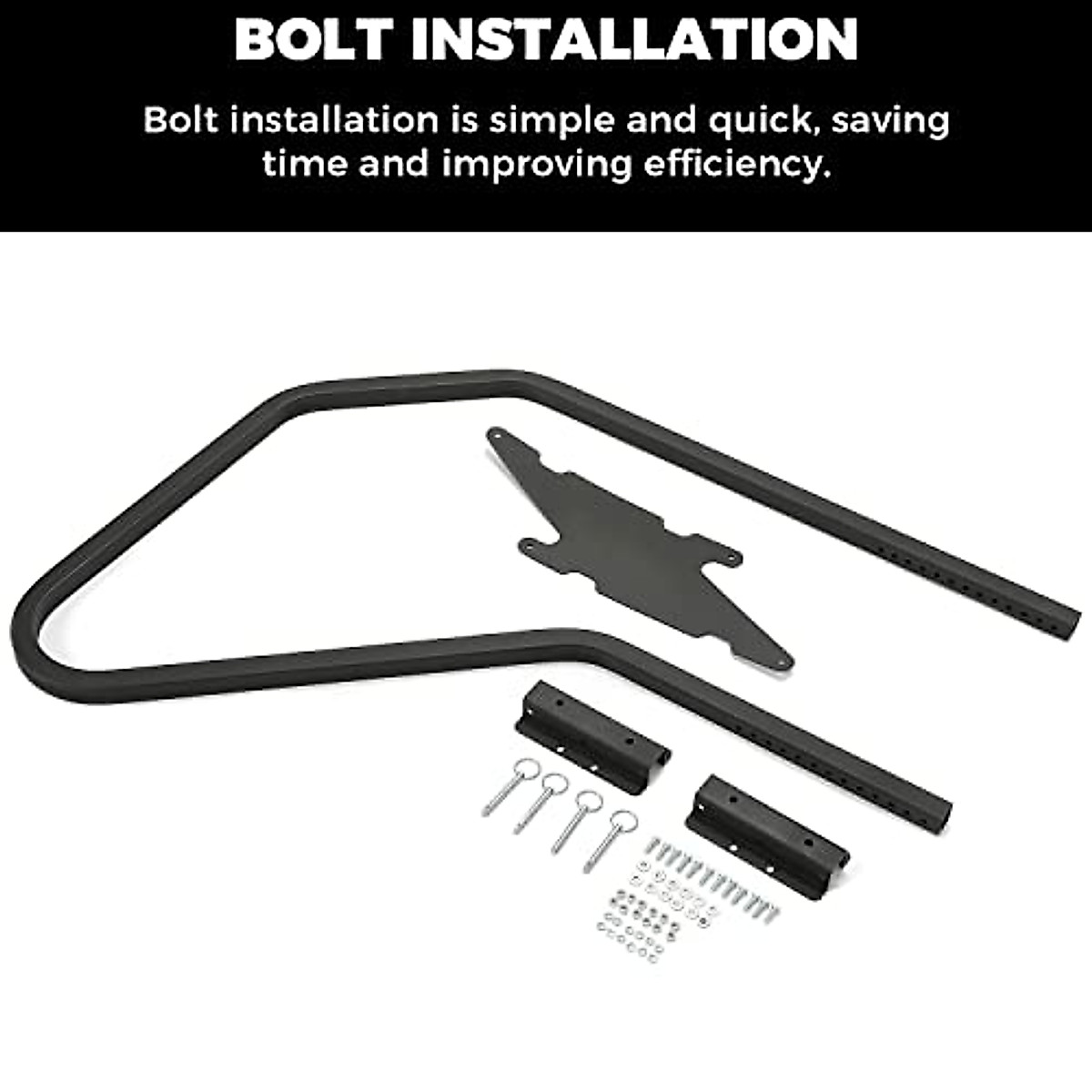 RV Handrail Compatible with Any Generation 3 Triple Or Quad Solid Step for 5th Wheel Rvs Travel Trailers Steel 3 or 4 Step Handrail