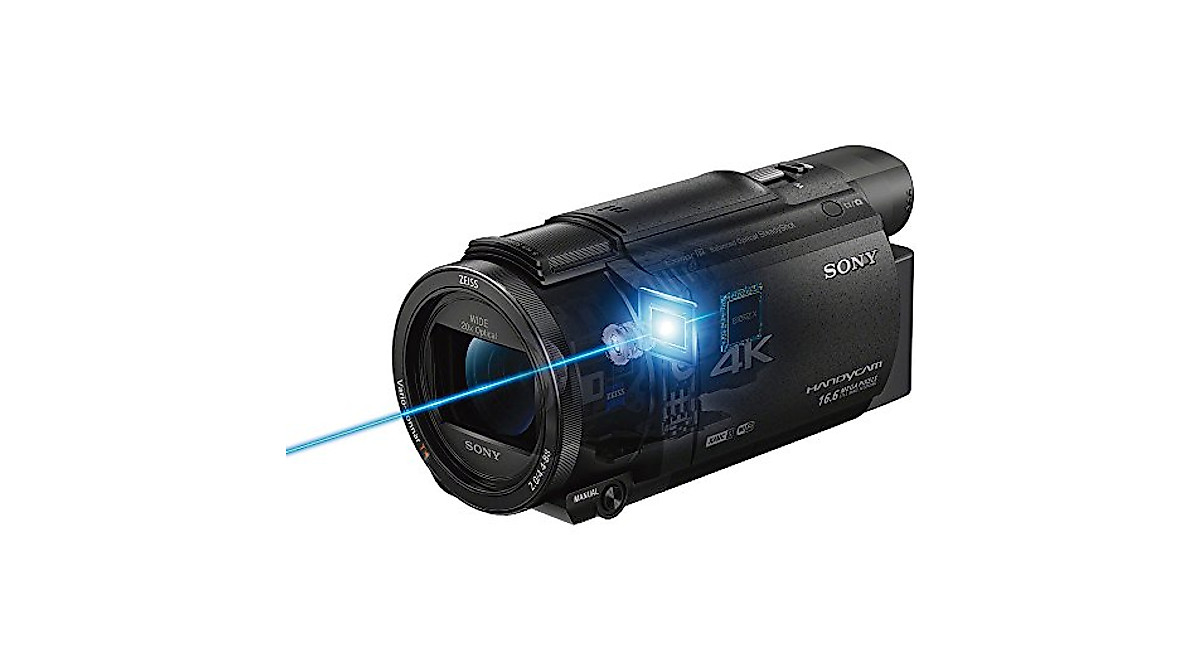 Sony FDR-AX53 4K Ultra HD Camcorder with Vlogging Bundle | Professional ...
