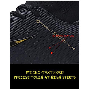 Niber Soccer Cleats Big Boys Size Ankle Boots Women Turf Outdoor Soccer Shoes for Men Size FG Football Boots, 76-1white, 9 Big Kid