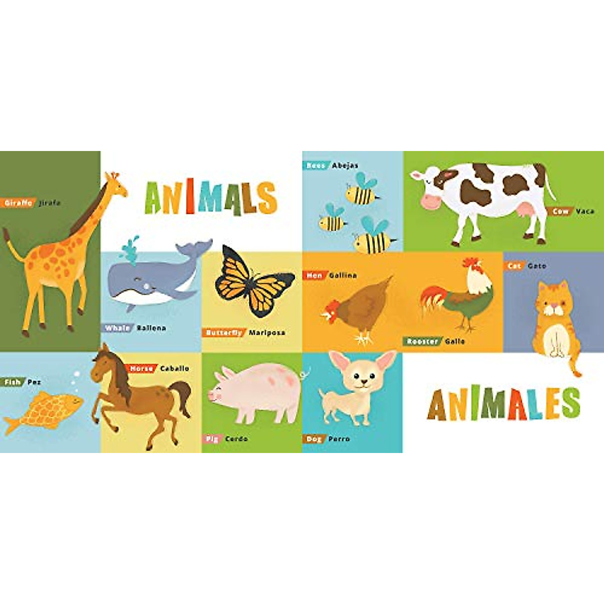 First 100 Words in English and Spanish (Lil' Libros) (English and Spanish Edition)