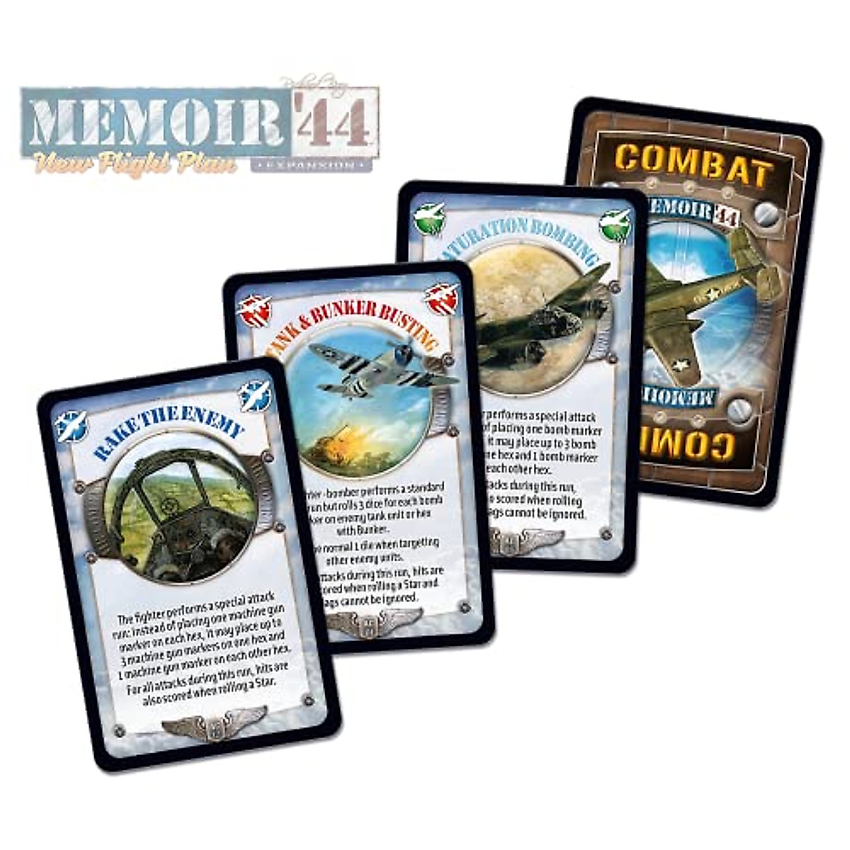 Memoir '44 New Flight Plan Board Game EXPANSION - Take to the Skies with This Thrilling WWII Air Combat! Strategy Game for Kids & Adults, Ages 8+, 2 Players, 30-60 Min Playtime, Made by Days of Wonder