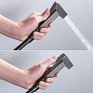ZLOCYIVHE Cloth Diaper Sprayer Kit Bidet Attachment for Toilet Handheld Hand Shower for Toilet Set with Hose Brass No Drilling Cold Water Toilet Handheld Bidet Sprayer