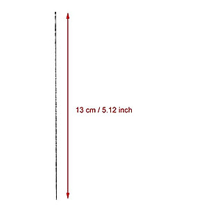 12 Pcs Scroll Saw Blades, with Spiral Teeth for Wood Metal Plastic Cutting Sawing Carve (#5)