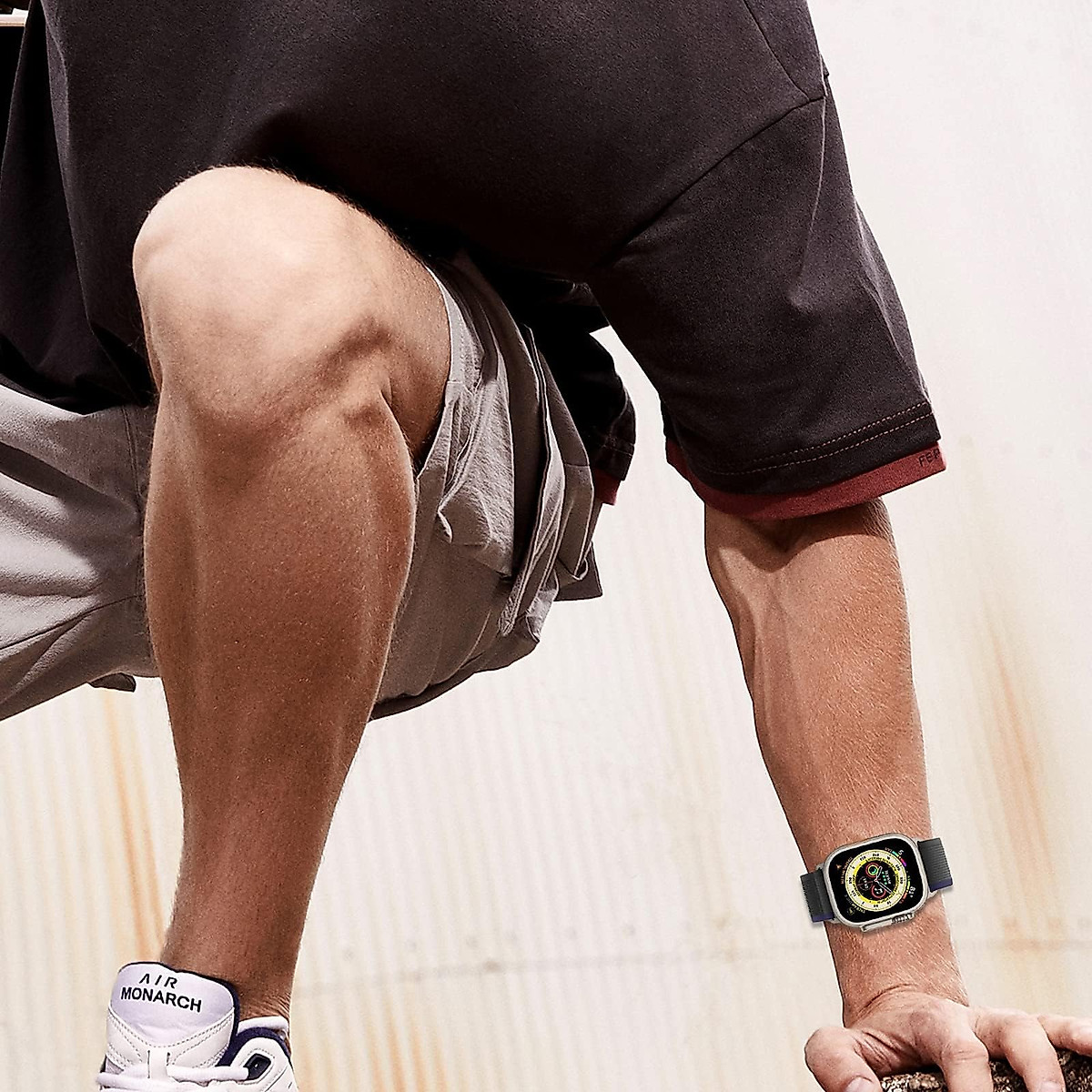 Alpine Loop Nylon Band - Compatible with Apple Watch Ultra 2/Ultra Bands 49mm 45mm 44mm for Men Women, Adjustable with Metal C Hook Strap for iWatch Ultra 2 iWatch Ultra Series 10 46mm SE/9/8/7/6/5