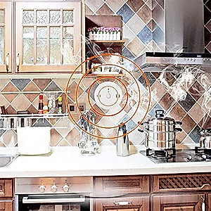 Combination Smoke and Carbon Monoxide Detector Alarm, Beeps Warning Smoke Co Alarm Clock for Travel Home Bedroom Living Room Car Basement Attics, Battery Operated, Comply with UL 217/2034, 2-Pack