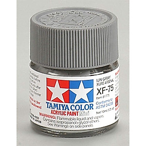 TAMIYA Acrylic Mini XF75 IJN Gray TAM81775 Plastics Paint Acrylic