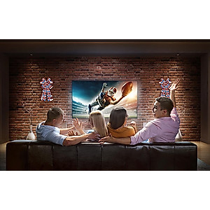 ABTOLS 2 Roll 10 Yards Football Ribbons 2.5", Blue Super Football Bowl Sport Wired Edge Burlap Ribbon Fall Brown Ribbon for Farmhouse Decor Gift Wrapping DIY Crafts Wreaths Bow