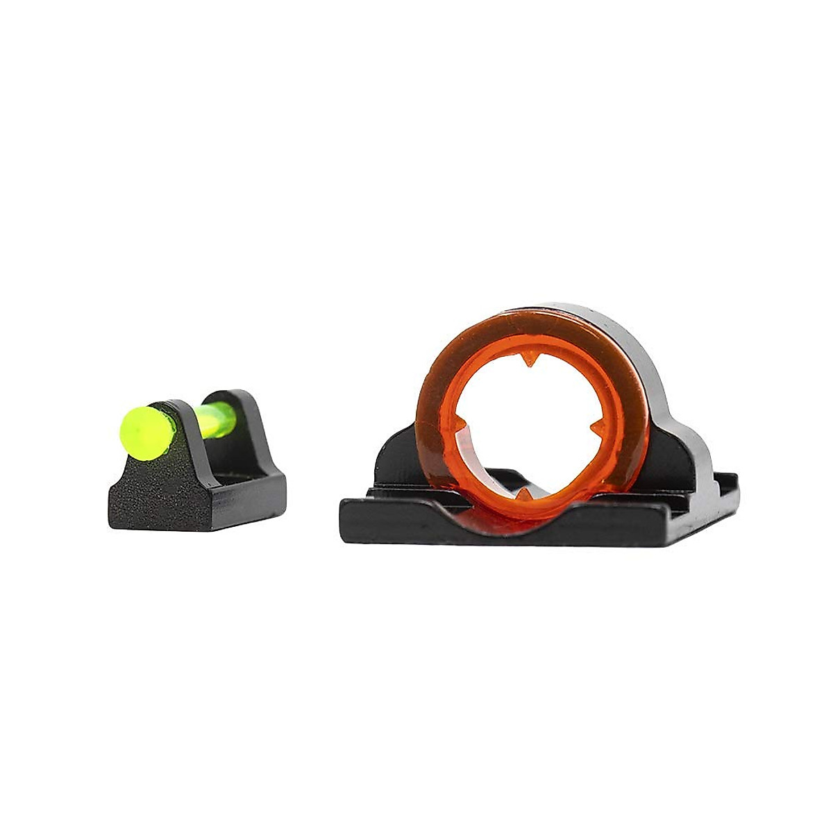 Dead Ringer Beard Buster Shotgun Sight, Aluminum Base with Orange Compass Point Sight, Turkey & Duck Hunting Shotgun Sights, Black