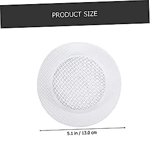 Abaodam Doll Hat 16 pcs Craft Crafts Topper Wide White Fedoras Snowmen Felt Snowman Tops Ornament - Decorative Cap Small Panama Magician Christmas Accessories Flat Decor for Miniature