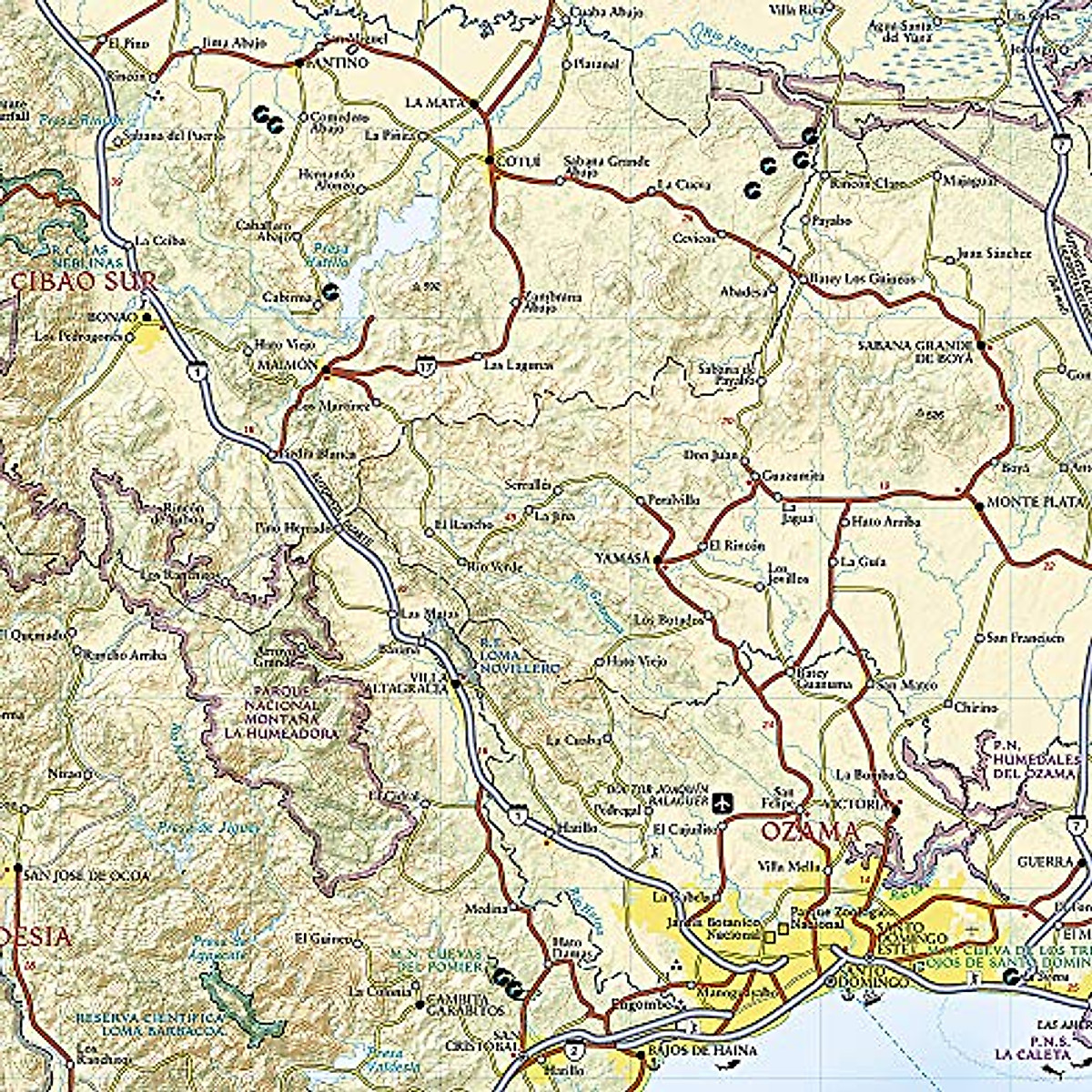 Dominican Republic Map (National Geographic Adventure Map, 3102)
