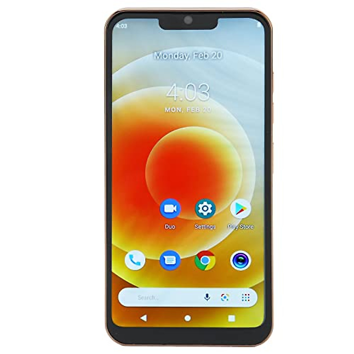 PUSOKEI Unlocked Cell Phone, 4G Mobile Phone, Android12 Smartphone, 6.1 IPS HD Screen, 4GB RAM 64GB ROM, Dual Camera 32MP+8MP, 5G WiFi, Dual SIM, Face Recognition, 4000mAh Battery (Gold)