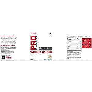 GNC Pro Performance Weight Gainer - Vanilla Ice Cream, 6 Servings, Protein to Increase Mass