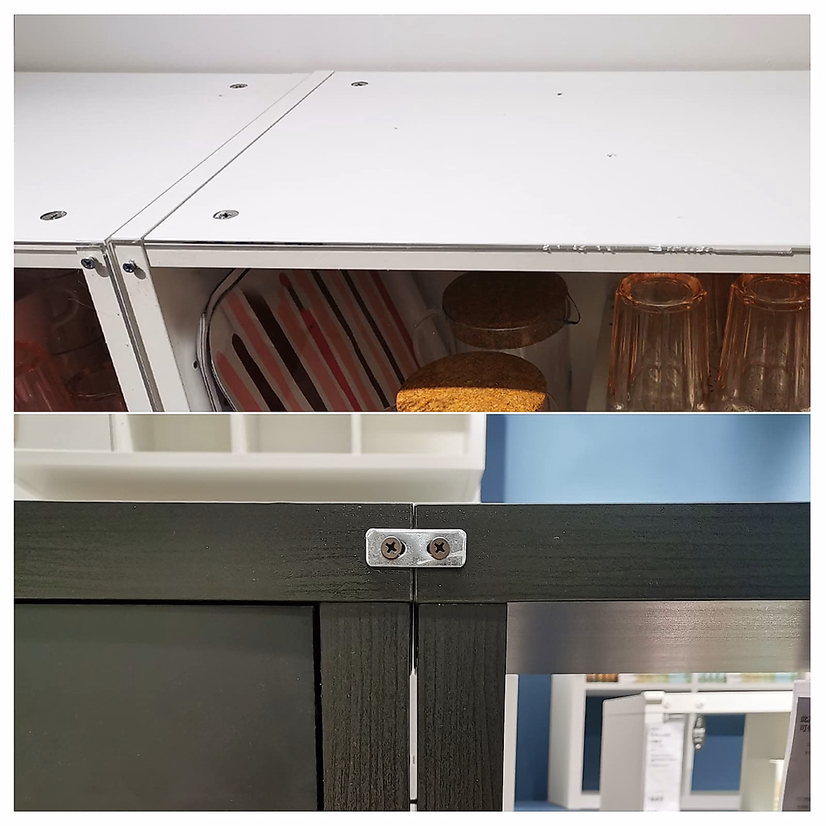 uxcell 10#-24x3/8" Flat Head Machine Screws Phillips 304 Stainless Steel Bolts 100pcs