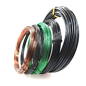 Bonsai Wire for Bonsai Tree Total 164 Feet 5 Rolls 3 Sizes 0.8 mm, 1.0 mm, 1.2 mm and 2.0 mm Aluminum Wire by CRAFT WIRE