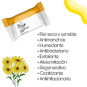 FARMASi Dr. C. Tuna Calendula Soap, Soothes Dry, Hydrating Skin Care, Face & Body Soap 4,41 Fl Oz (Pack of 3)