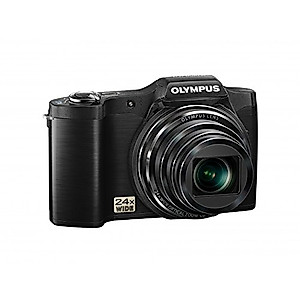 Olympus SZ-12 14MP Digital Camera with 24x Wide-Angle Zoom (Black) (Old Model)