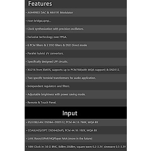 Gustard A26 MQA Decoder Dual AK4499EX & AK4191 Support DSD512 PCM768K MQA384K DAC-A26 with Streamer/Renderer (33 * 26 * 6.5cm, Silver, 1)