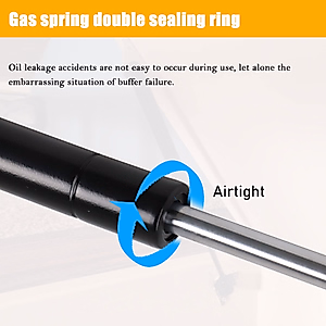 2 Pcs Gas Struts 24 Inch 150 lbs Prop Shock Lift Springs Rod Struts Dual Stroke Heavy Duty for Heavy-Duty Floor Hatch Truck Tonneau Cover Lift Supports Window Lift Support