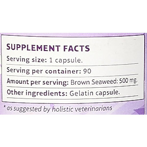 Natura Petz Gland Candy Lymphatic, Weight Loss and Probiotic Immune Support for Kittens, 90 Capsules, 500mg Per Capsule