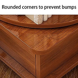 BBAUER Book Shelf Rotating, 360 Rotating Bookcase, Rotating Bookshelf 6 Tier, Mobile Bookshelf with Wheels, for Home Office, Study Room